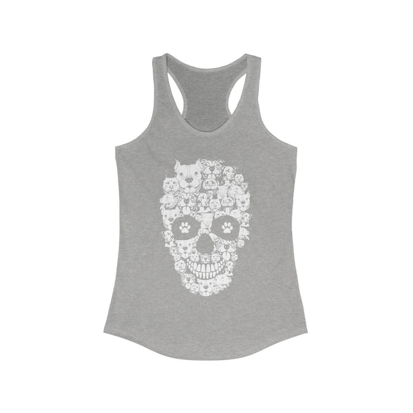 PitBull Skull™ Racerback Tank Top - Pits are better